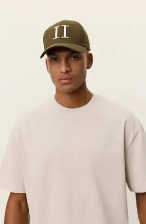 LES DEUX Crewneck Logo T-shirt - Light Sand