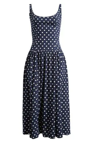REFORMATION Bellarose Polka Dot Dress