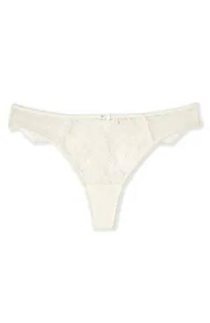 ETAM Infini Lace Tanga Thong - Ecru