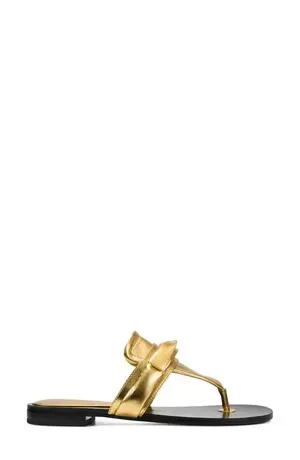 Donna Karan New York Metallic Flip Flop - Gold