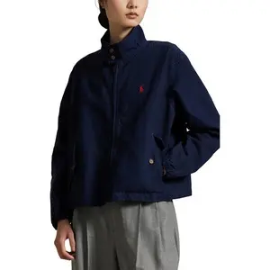 Polo Ralph Lauren Cotton Canvas Zip Jacket - Newport Navy