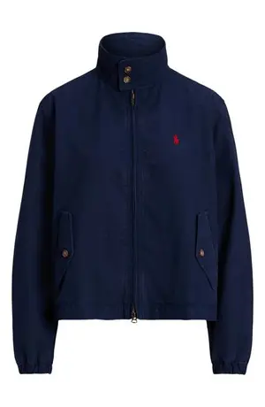 Polo Ralph Lauren Cotton Canvas Zip Jacket - Newport Navy