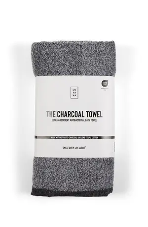 LUTAVA The Charcoal Bath Towel2 Pack