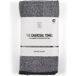 LUTAVA The Charcoal Bath Towel - Black/heather