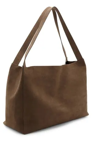 Mango Suede Shopper