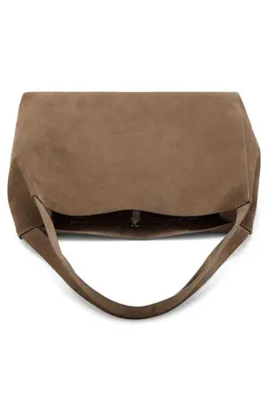 Mango Suede Shopper