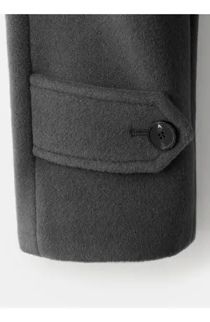 Mango Belted Virgin Wool Blend Coat