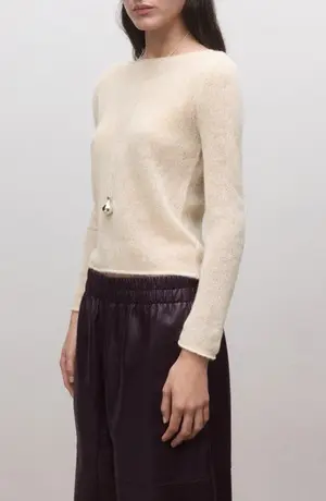 Mango Semisheer Alpaca Blend Sweater