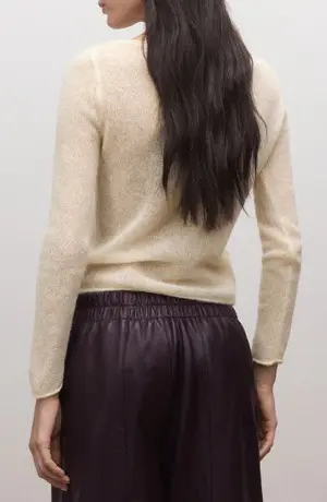 Mango Semisheer Alpaca Blend Sweater