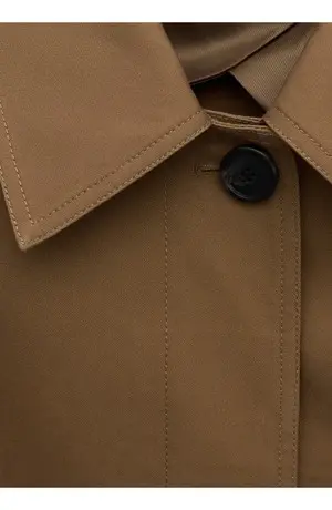Mango Belted Cotton Trench Coat