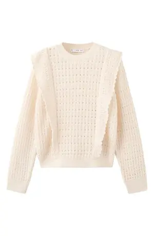 Mango Openwork Sweater