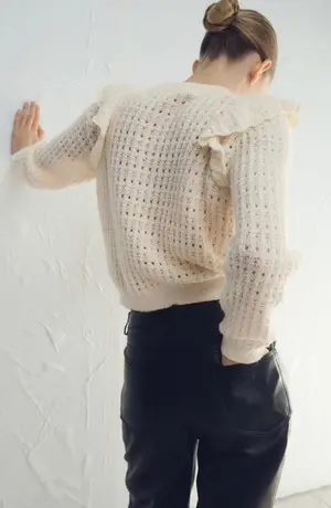 Mango Openwork Sweater