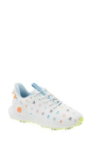 G/fore Mg4+ O2 G/lock Skulls & Tees Golf Shoe - Snow/multi