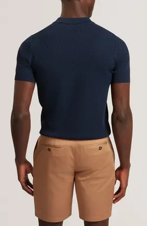 Ted Baker London Luthen Zigzag Polo - Navy