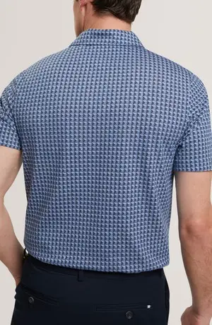 Ted Baker London Zumurud Print Cotton Polo