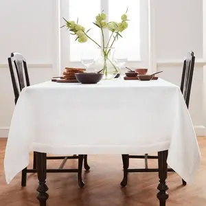 Solino Home Linen Tableclothdiana White
