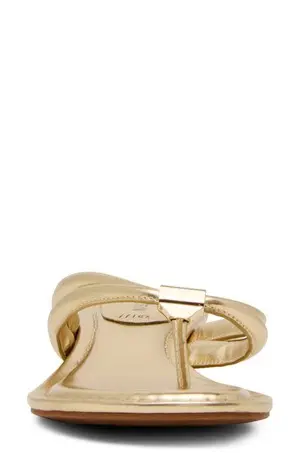 Anne Klein Bari Wedge Sandal - Gold