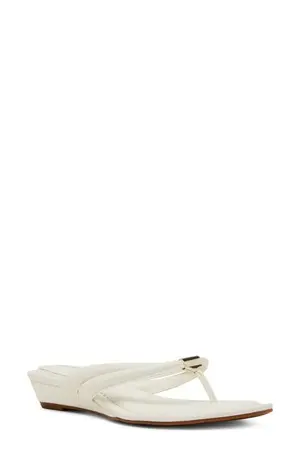 Anne Klein Bari Wedge Sandal White