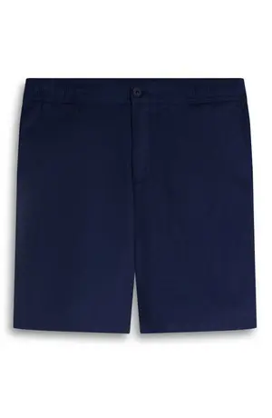 Bugatchi Aerolinen Linen Blend Shorts - Navy