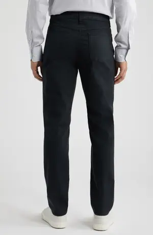 Bugatchi Stretch Cotton Pants - Black