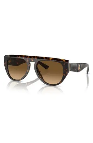 SCUDERIA FERRARI 56mm Polarized Sunglasses - Havana/polar Brown Gradient