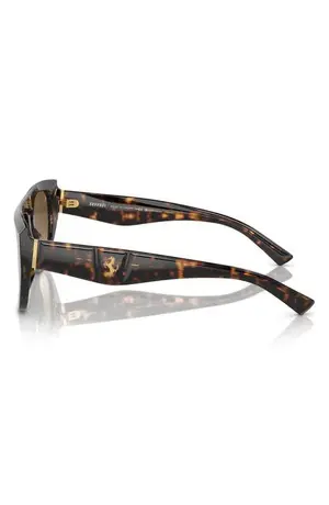 SCUDERIA FERRARI 56mm Polarized Sunglasses - Havana/polar Brown Gradient