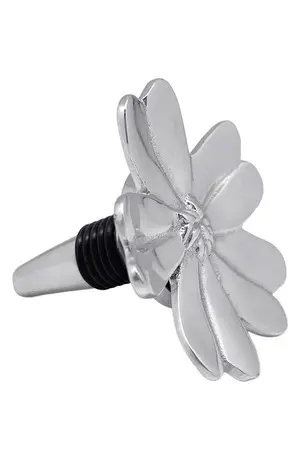 MARIPOSA Cosmos Flat Bottle Stopper - Silver