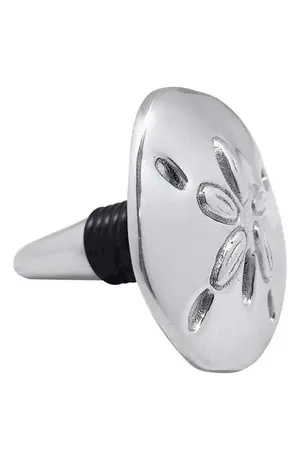 MARIPOSA Sand Dollar Flat Bottle Stopper