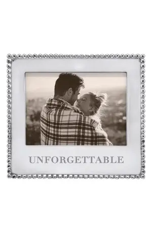 MARIPOSA Unforgettable 4 X 6-inch Picture Frame - Silver