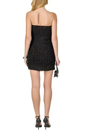 Endless Rose Smock Detail Strapless Mini Dress