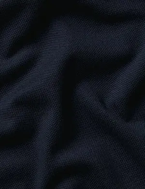 CHARLES TYRWHITT Short Sleeve Cotton Stretch Pique Polo - Navy