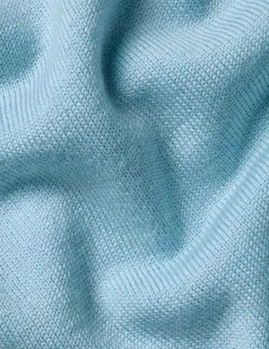 CHARLES TYRWHITT Merino Wool Crew Neck Sweater - Ice Blue