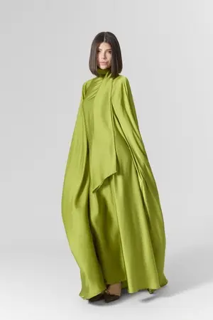 LE FAFO Luna Silk Scarf Kaftan