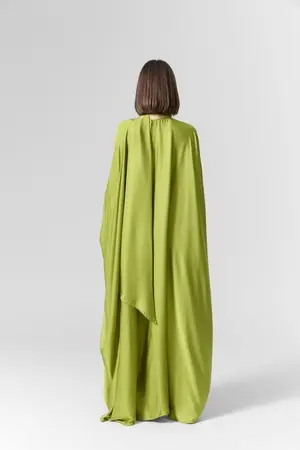 LE FAFO Luna Silk Scarf Kaftan