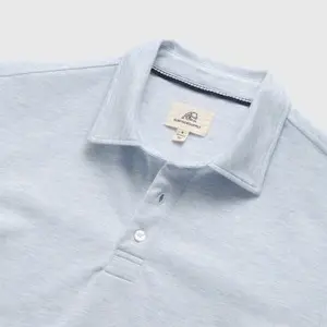 SURFSIDE SUPPLY CO. Ryan Pique Polo - Light Blue Heather