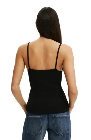 COTTON ON Lace Trim Longline Cami