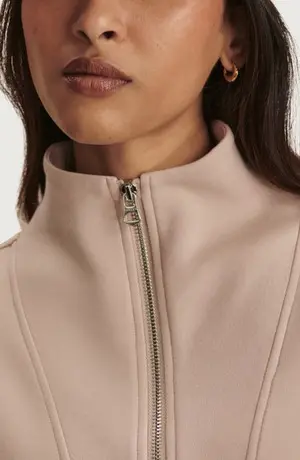 Varley Arlene Zip-up Fleece Jacket - Mushroom