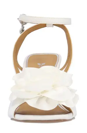 J. Reneé Pomeline Ankle Strap Sandal - White