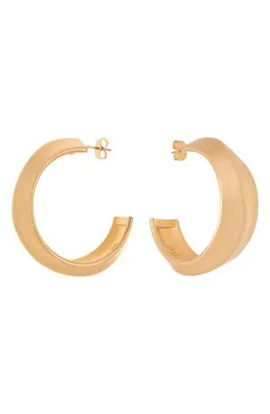 REISS Tara Twist Hoop Earrings