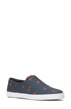Keds® Champion Slip-On Sneaker Navy/red