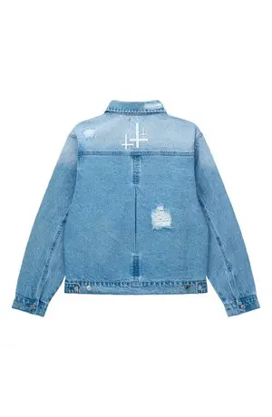 RtA Valentiano Boxy Denim Jacket