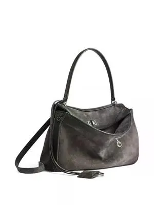 Balenciaga Turn-lock-fastening Shoulder Bag - Grey