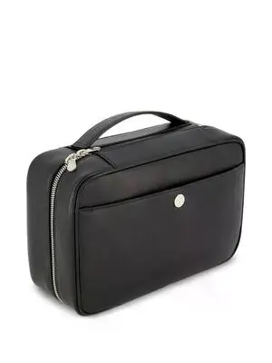 Brunello Cucinelli Grain Leather Beauty Case - Black