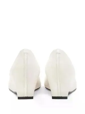 MAISON MARGIELA Heel-less Pointed-toe Pumps - Neutrals