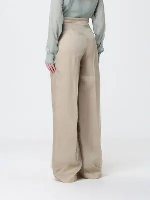 Max Mara Silk Flared Trousers - Sand