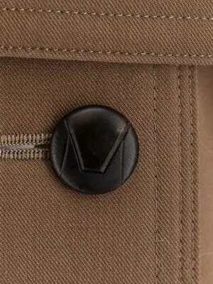 Max Mara Double Breasted Belted Jacket