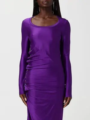 Rabanne Ruched Stretch Jersey Top