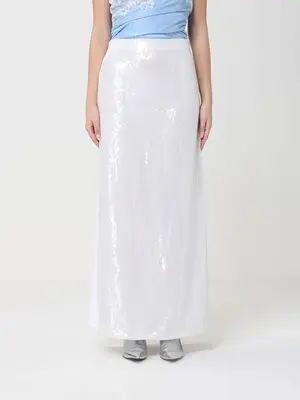 MOSCHINO Moschino Couture Sequined Cotton Blend Long Skirt