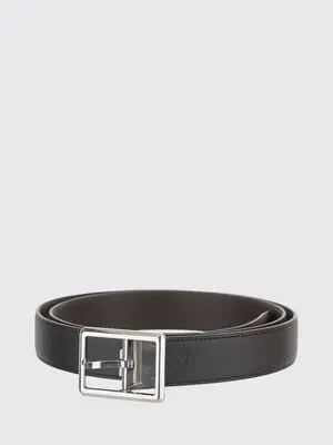 Montblanc Saffiano Leather Belt With Pin Buckle