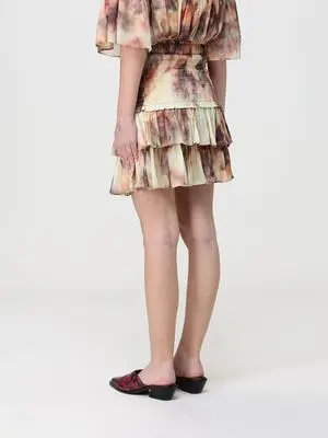 Isabel Marant Étoile Tiered Ruffled Mini Skirt - Beige